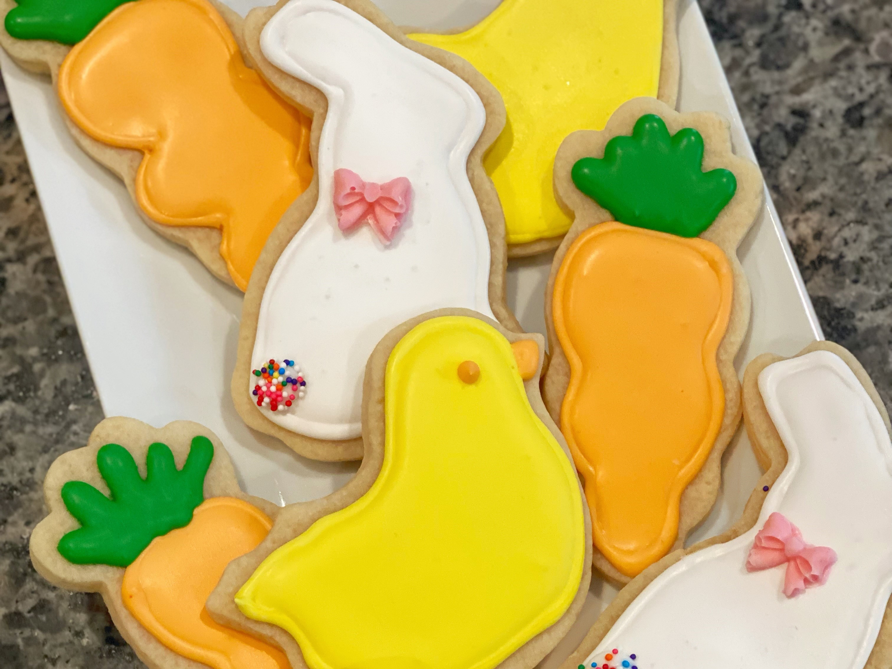 Easter Shape Holding Sugar Cookies – Southern Hospitality Co.